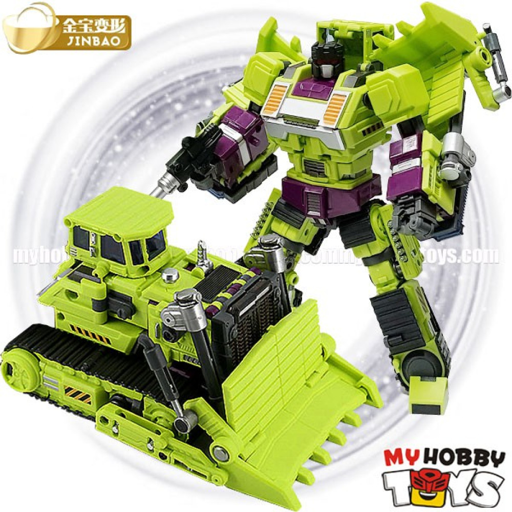 JinBao Transformable Robot - OVERSIZED GT Devastator Combiners Complete ...
